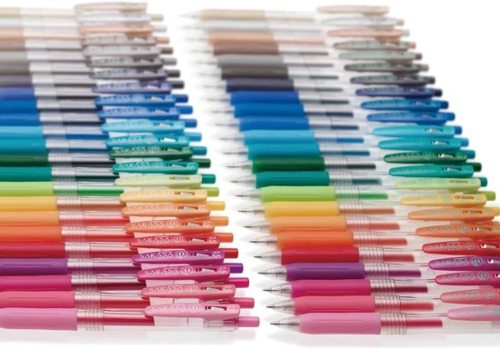 10 Stuks Gel Inkt Pennen 0.4mm Dunne Punt - Blauw | bol
