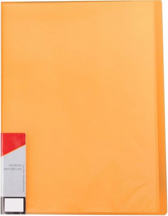 Presentatiemap A4 met 10 Hoesjes - Neon Oranje | bol
