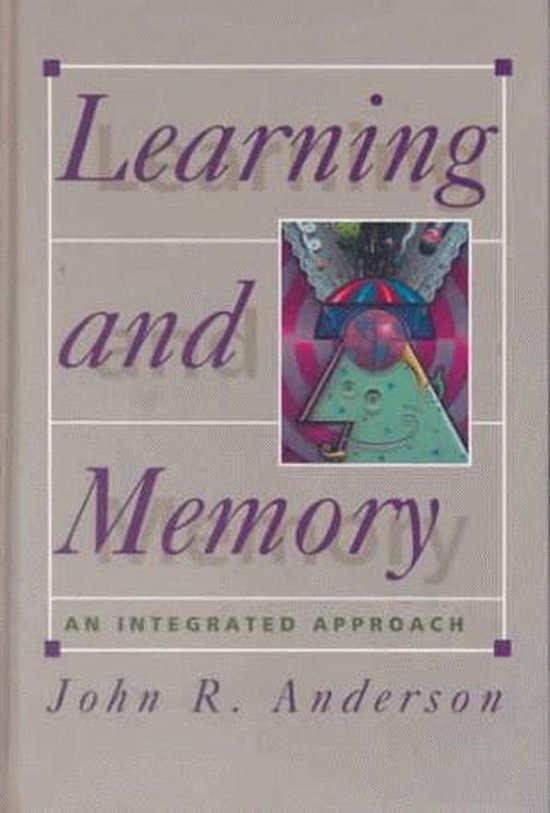 Learning and Memory, John R. Anderson | 9780471586852 | Boeken | bol.com