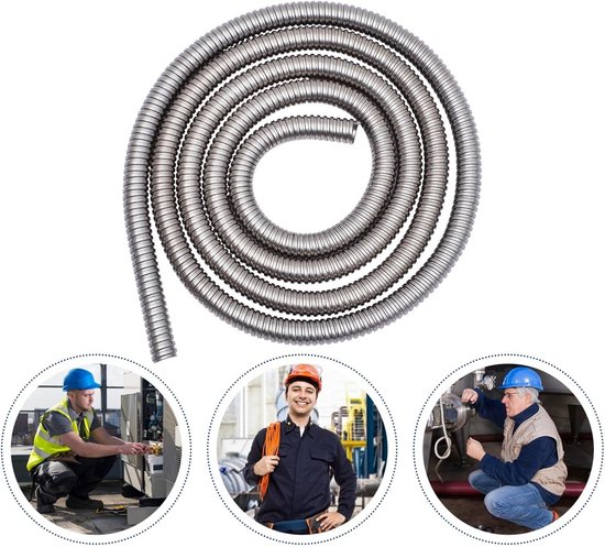 Flexibele Kabelbescherming RVS - Kabelgoot 3 Meter Ø 20mm voor ...