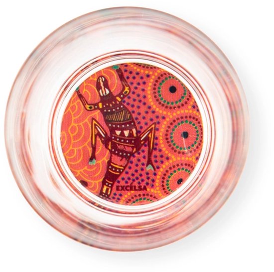 Set van 6 Excelsa Aboriginal Glazen 34 cl – Multicolor ...