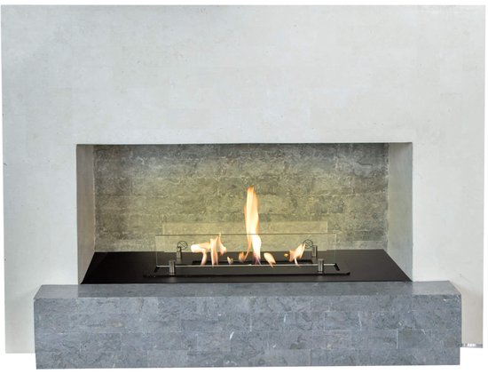 Xaralyn Bio-ethanol haard - Santos B - wit natuursteen - 3 KW ...