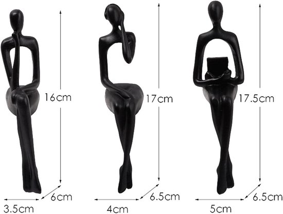 Abstracte Beelden - Denker Figuren - Woonkamer Decoratie ...