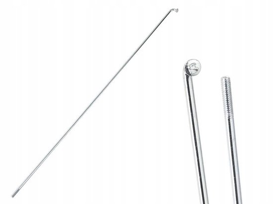 SLE Spokes - Stalen Fietsspaak - 239 mm - Verzinkt - Srebrn | bol