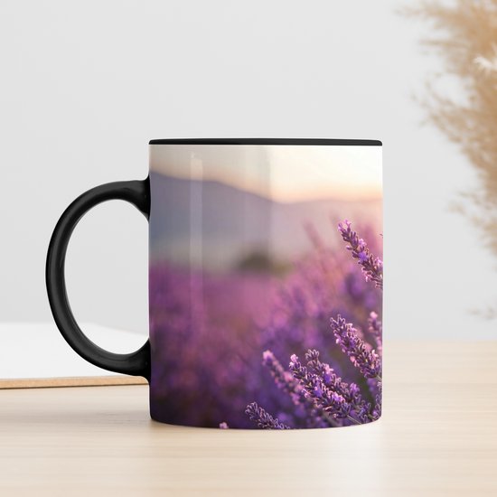 Magische Mok - Foto op Warmte Mokken - Koffiemok - Lavendel - Paars ...