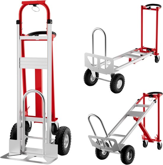 3-in-1 Opvouwbare Steekwagen Transportkar - Zware Kwaliteit - 350 kg ...