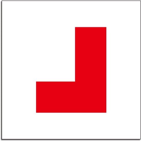 magnetische leerling L-plaat - auto - zelfklevende - waterdichte ...