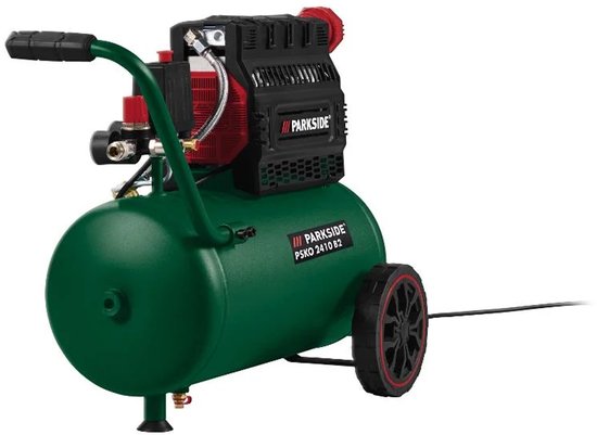 PARKSIDE Compressor 1100 W - Max. 8 bar - 24 liter ketel - 2850 tpm | bol