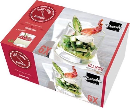 Durobor Ellipse Amuseglaasjes Set Van 6 | bol.com