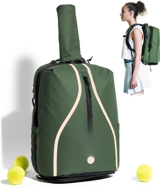 Nexvo® Tennistas Dames – Tenniszak - Tennistas kind – Groente - Groen ...