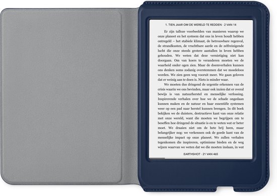 Kobo Clara Basic SleepCover Oceaanblauw | bol.com