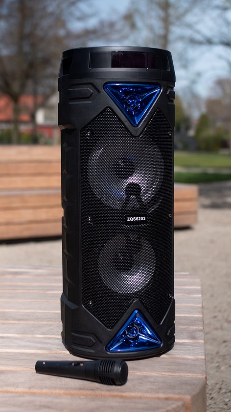 Klikkopers® Muziek box bluetooth - Muziekbox - Karaoke set - Partybox ...