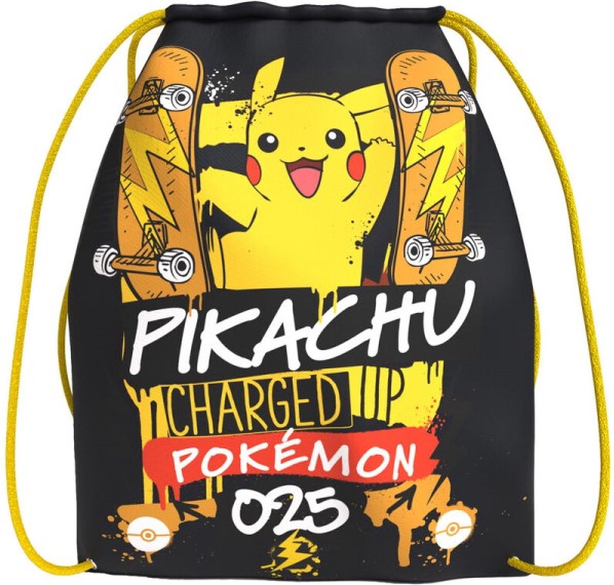 Pokémon Pikachu Rugtas (31 x 43 cm) + Pikachu Pluche Knuffel 30 cm ...