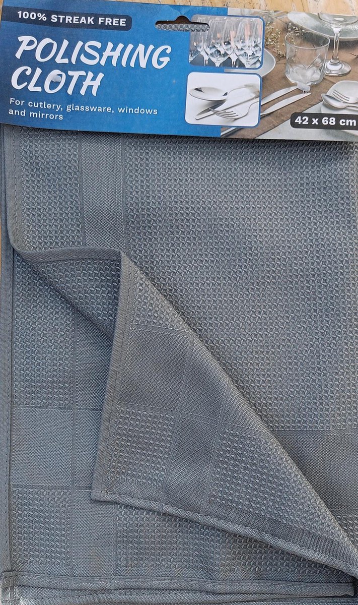 Polishing Cloth - Poetsdoek voor bestek,glaswerk, ramen en spiegels ...