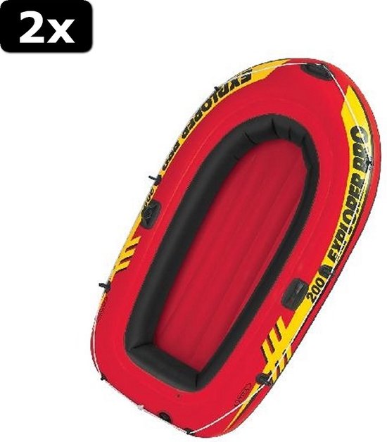 2x Intex 58356NP Explorer Pro 200 2-Persoons Boot | bol