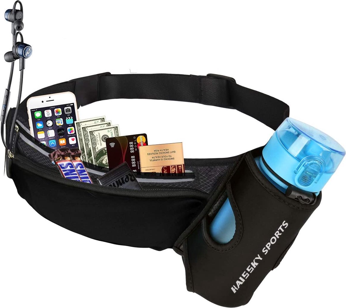 Heuptas wandelen - luxe dames heren wandelen tas - reisheuptas ...