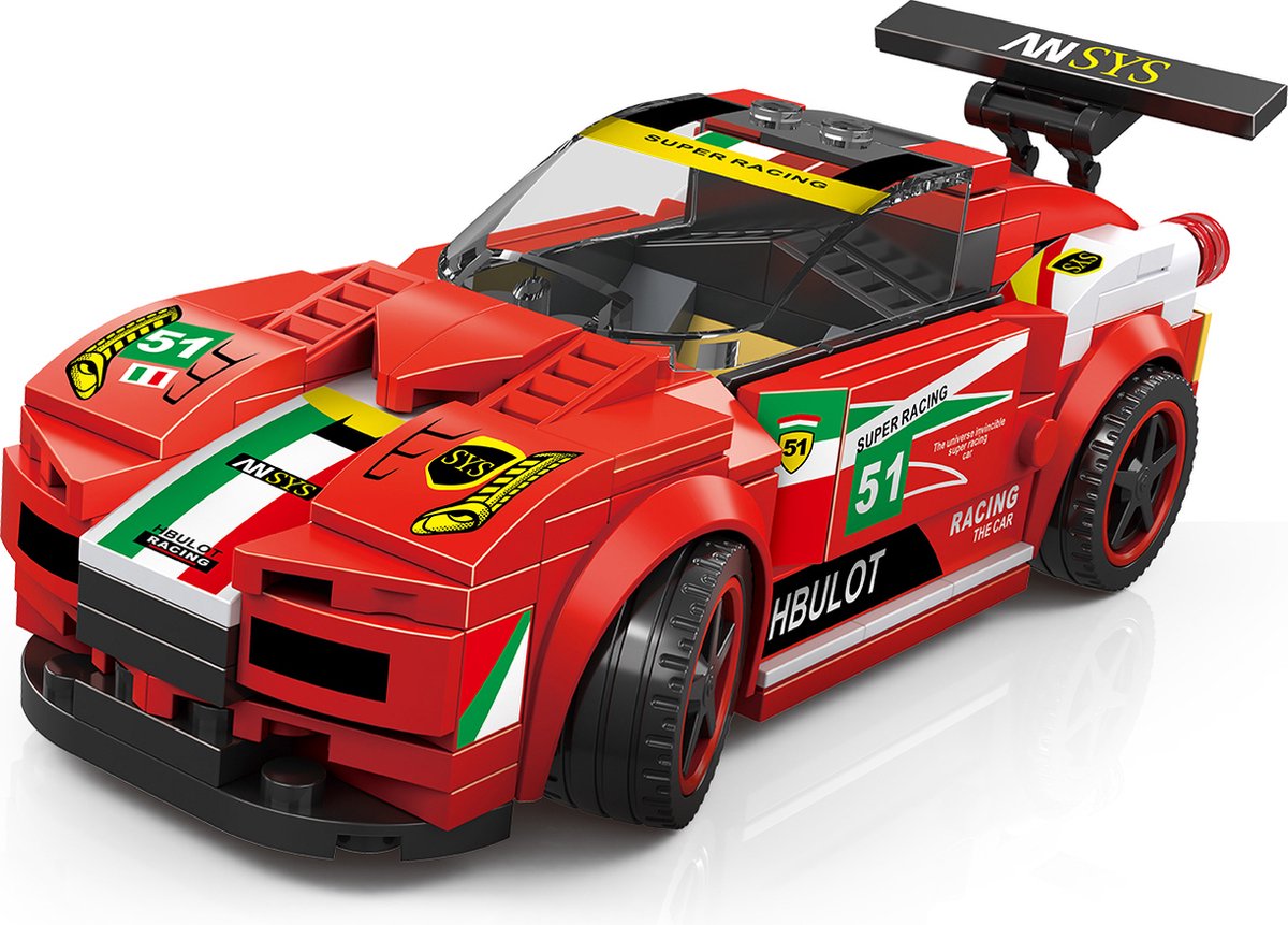 LBB - Race auto - Rood - 164 bricks - Bouwstenen - speelgoed - f1 ...