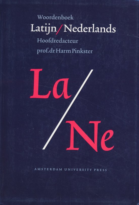 Vertaalwoordenboek Latijn Pap | 9789053561157 | Prof Dr Harm Pinkster ...