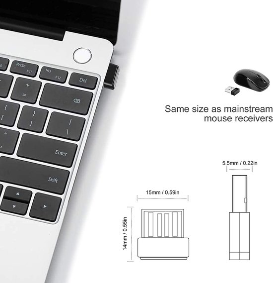 Sounix Bluetooth adapter - USB-adapter - Windows 11/10/8.1 | bol.com