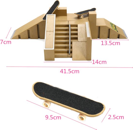 Fingerboard Skatepark - Tech Deck - Fingerboard - Vinger Skateboard - Inclusief... | bol
