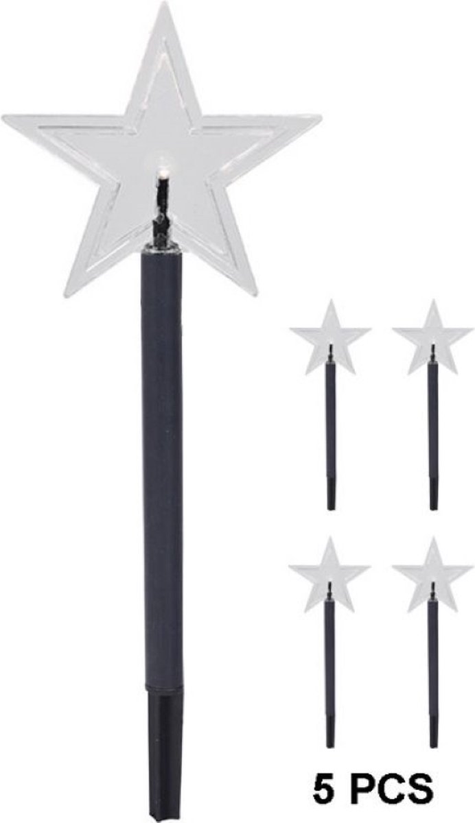 Oneiro’s luxe Tuinsteker 5 stuks - met timer - kerstster - kerst ...