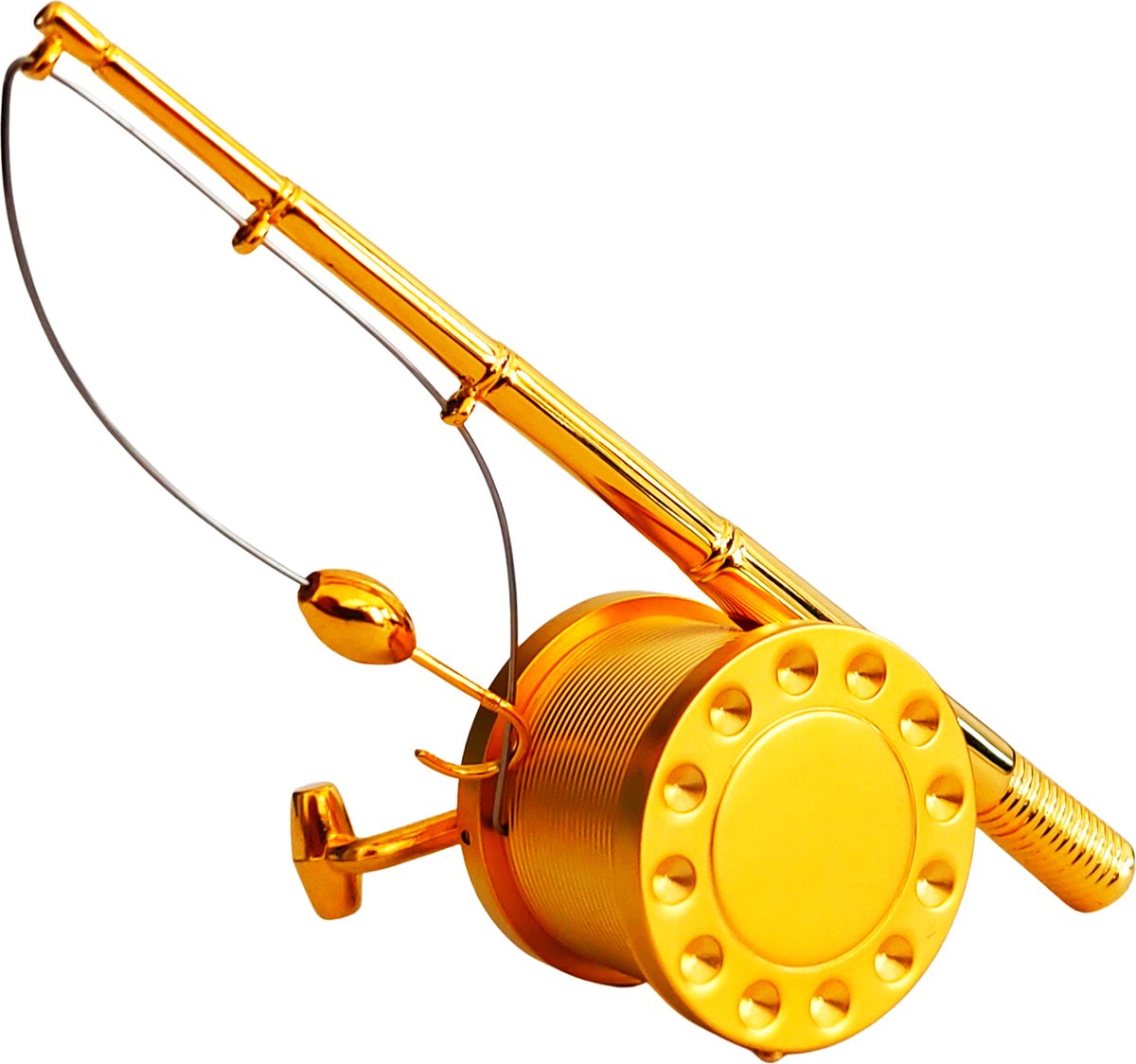 Miniatuur Klokhengel Goud Vishengel Visklok Hengelklokje Massief ...