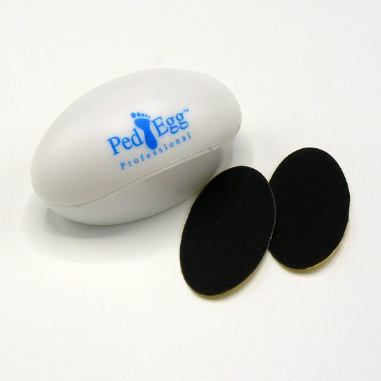 Ergonomische Eeltrasp - Met 2 Finishing Pads - PedEgg - Voetrasp ...