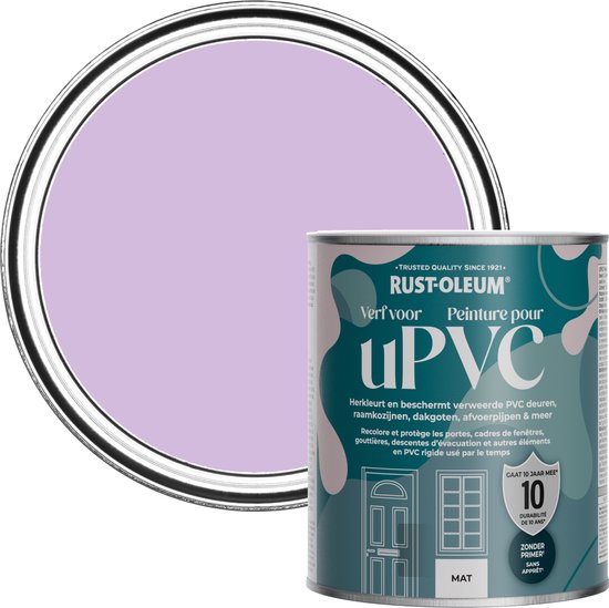 Rust-Oleum Paars Verf voor PVC - Macaron 750ml | bol