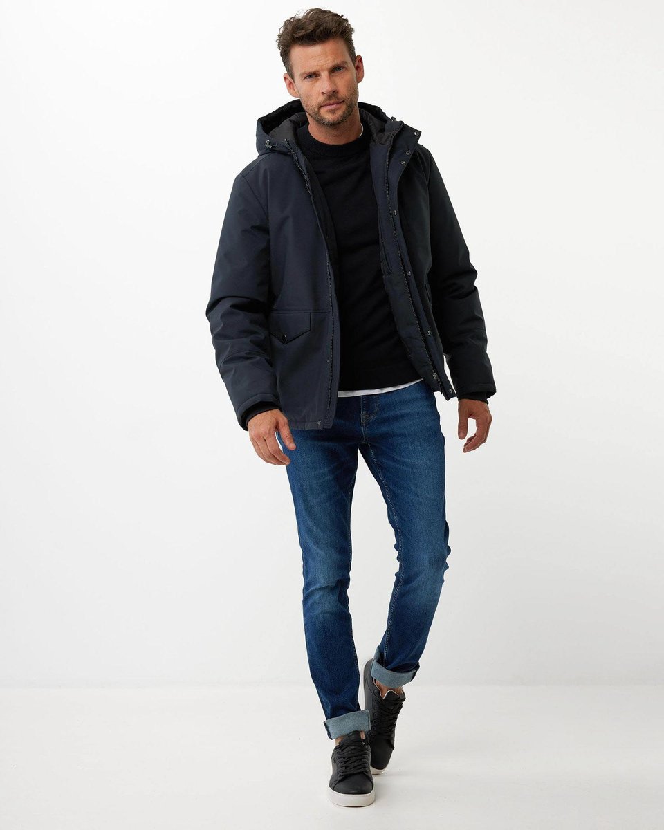 Mexx Short Jacket Mannen - Zwart - Maat XXL | bol.com