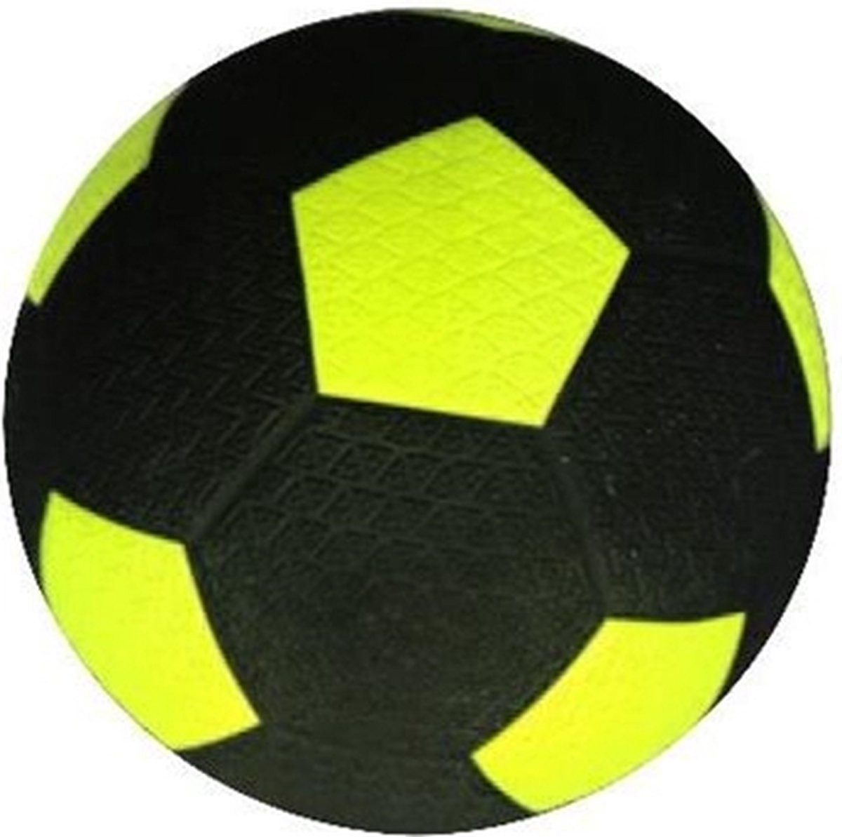 RUBBER SOCCERBALL SIZE 5 - YELLOW | bol.com