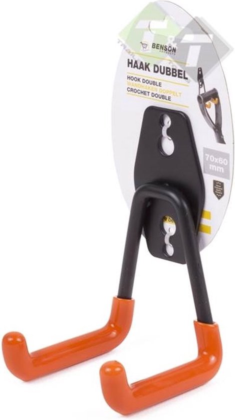 Ophanghaak - Dubbel Haak - Voor Universele doeleinden- 70 x 60 mm | bol.com