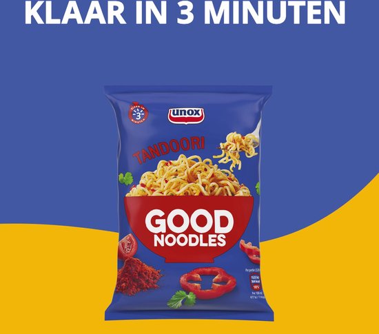 Unox Tandoori Good Noodles - 11 x 71 g - Voordeelverpakking | bol