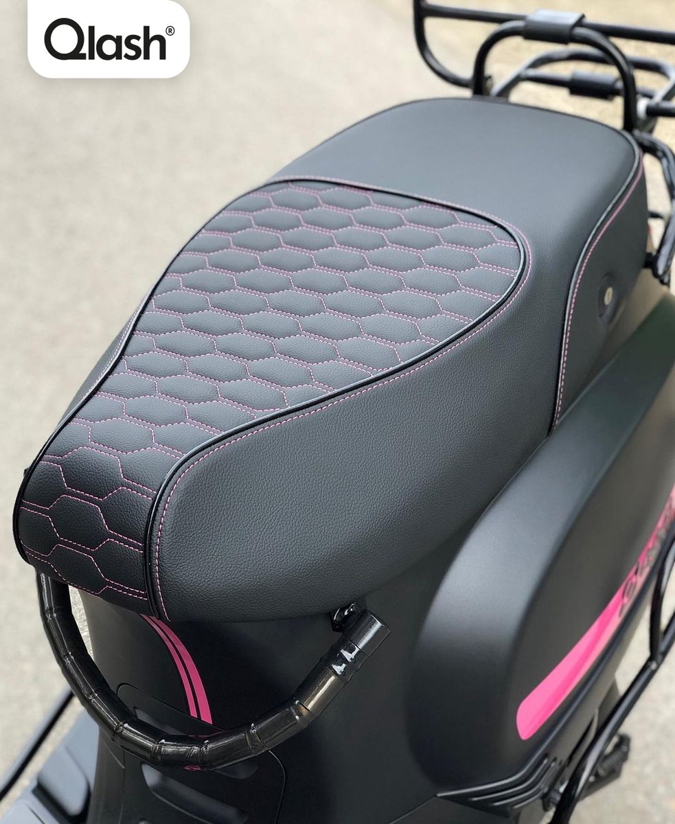 Qlash scooter stickerset Roze - met striping en velgstickers - scooter ...