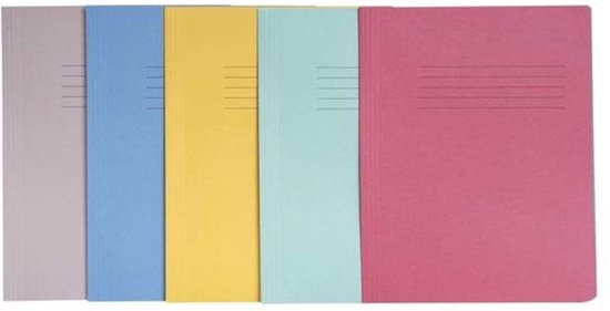 Kangaro dossiermap - A4 - 300 grams - 5 stuks - assorti kleuren - K ...