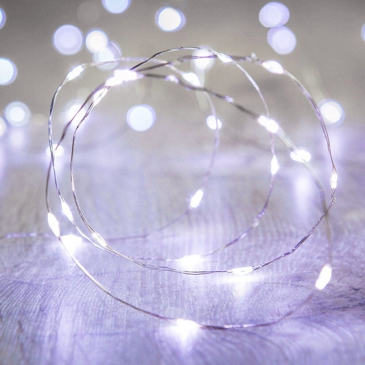 koperdraad verlichting - led lichtslinger - lampjes slinger - lichtjes ...