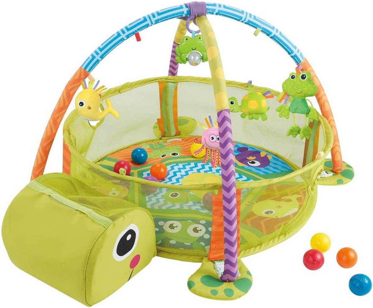 Speelkleed baby - babygym - ballenbak - schildpad | bol.com