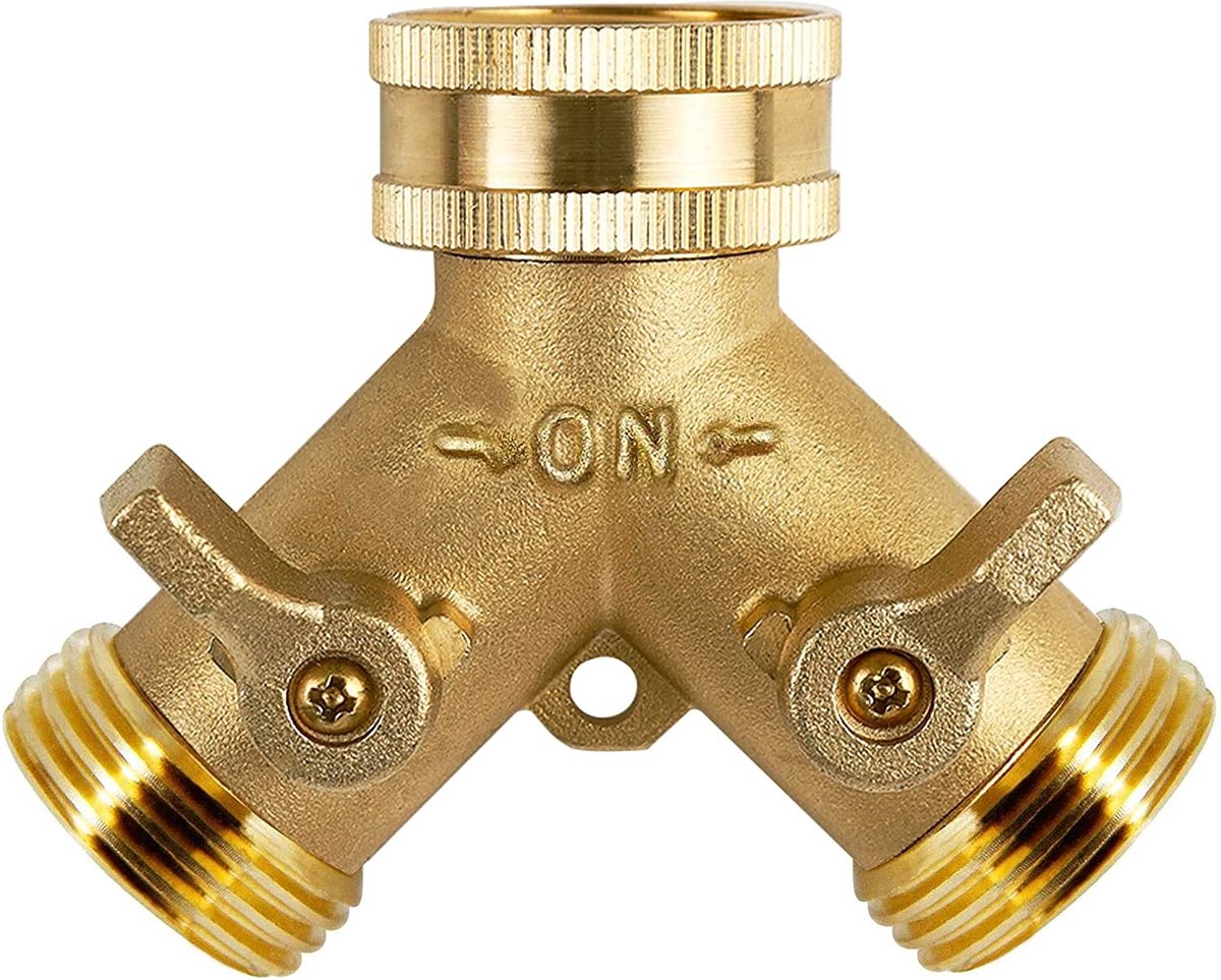 Achilles Y-stuk 3/4 - Y Stuk kraan - Kraan Splitter - Waterverdeler - Buitenkraan -... | bol.com