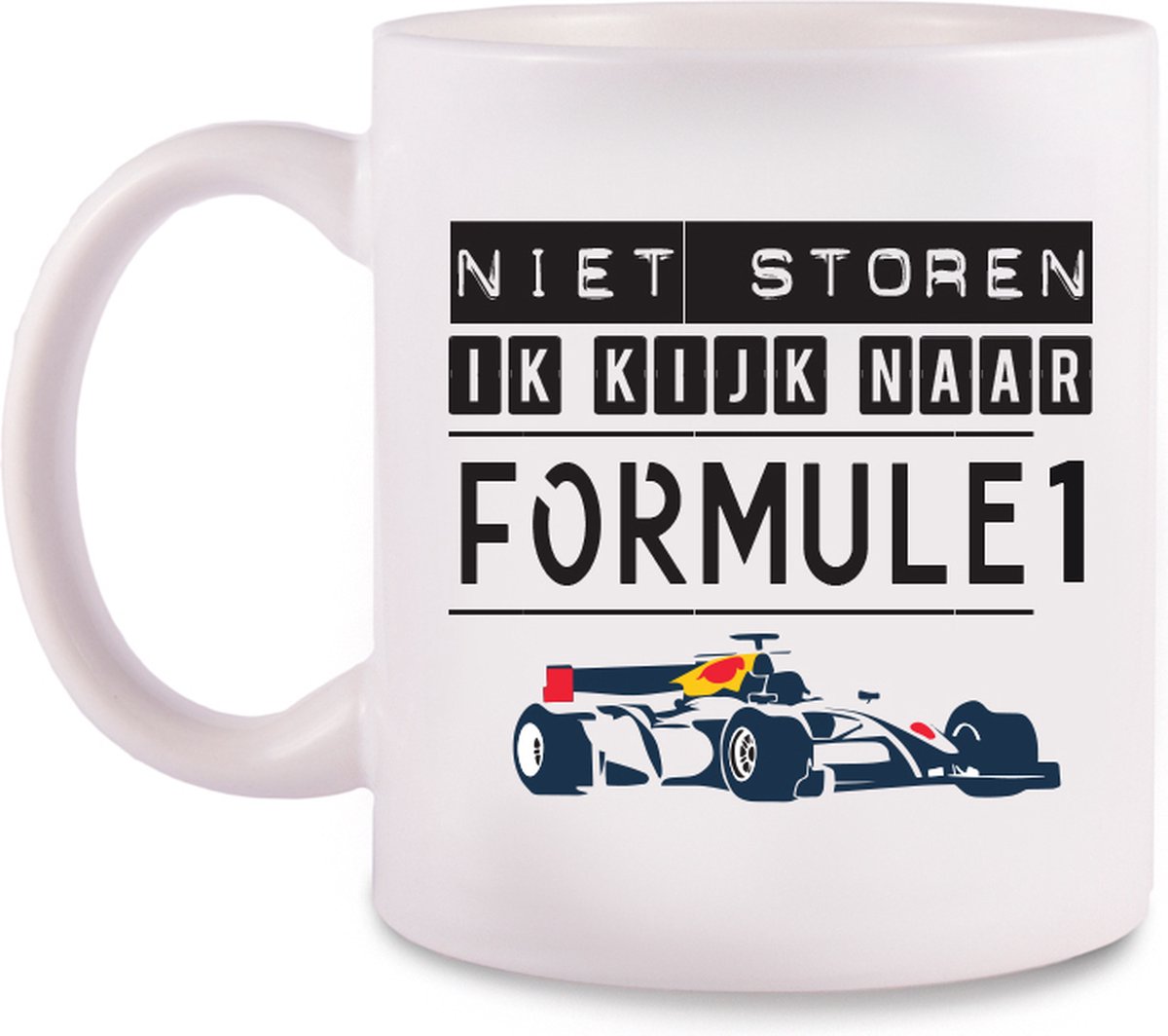 Mok - Niet Storen, Ik kijk naar Formule 1 - Kado Formule 1 - Mok - Max ...