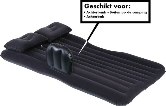 Auto Luchtbed - Auto Bed - Auto Matras - Achterbank En Achterbak - 2 ...