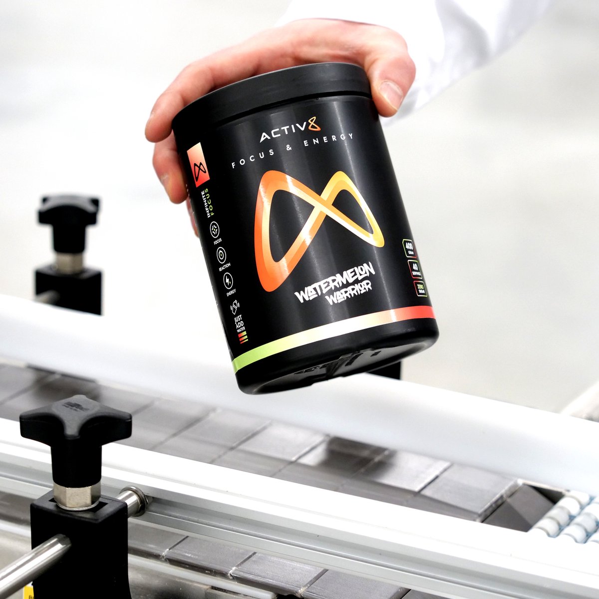 Activ8 - Focus & Energy Gaming Drink - Watermelon Warrior - Infinite ...