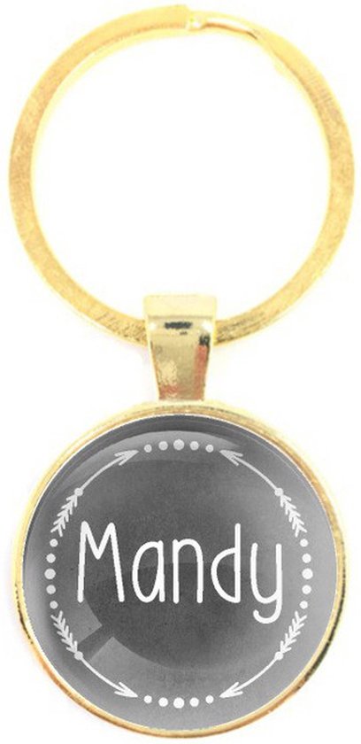 Sleutelhanger Glas - Mandy | bol