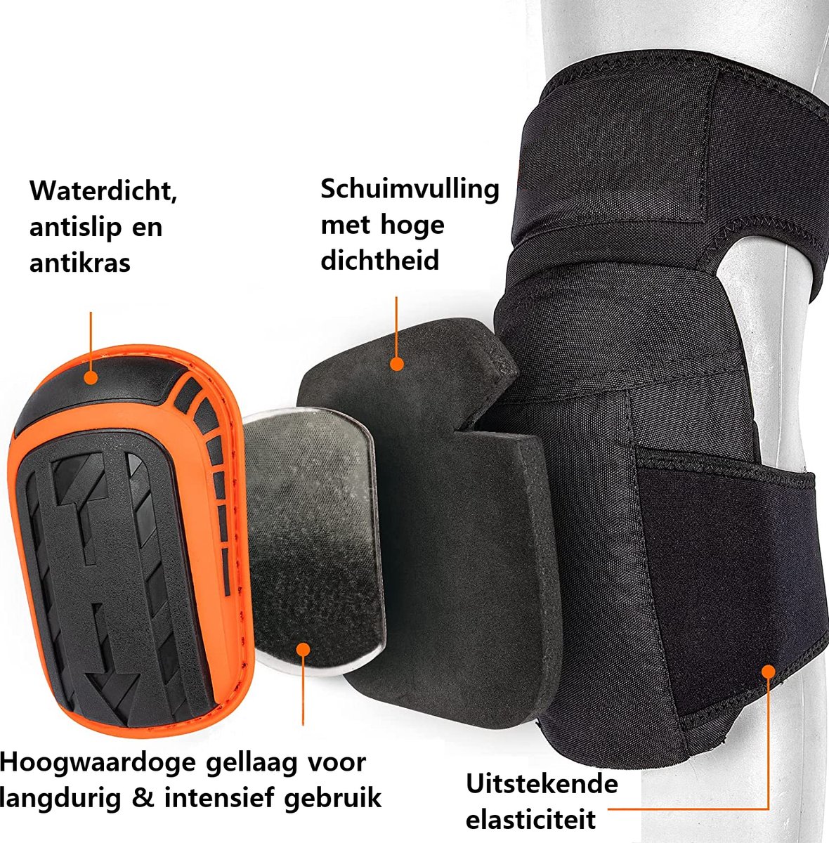 Professionele Kniebeschermers kniebescherming Kniebeschermers inclusief ...