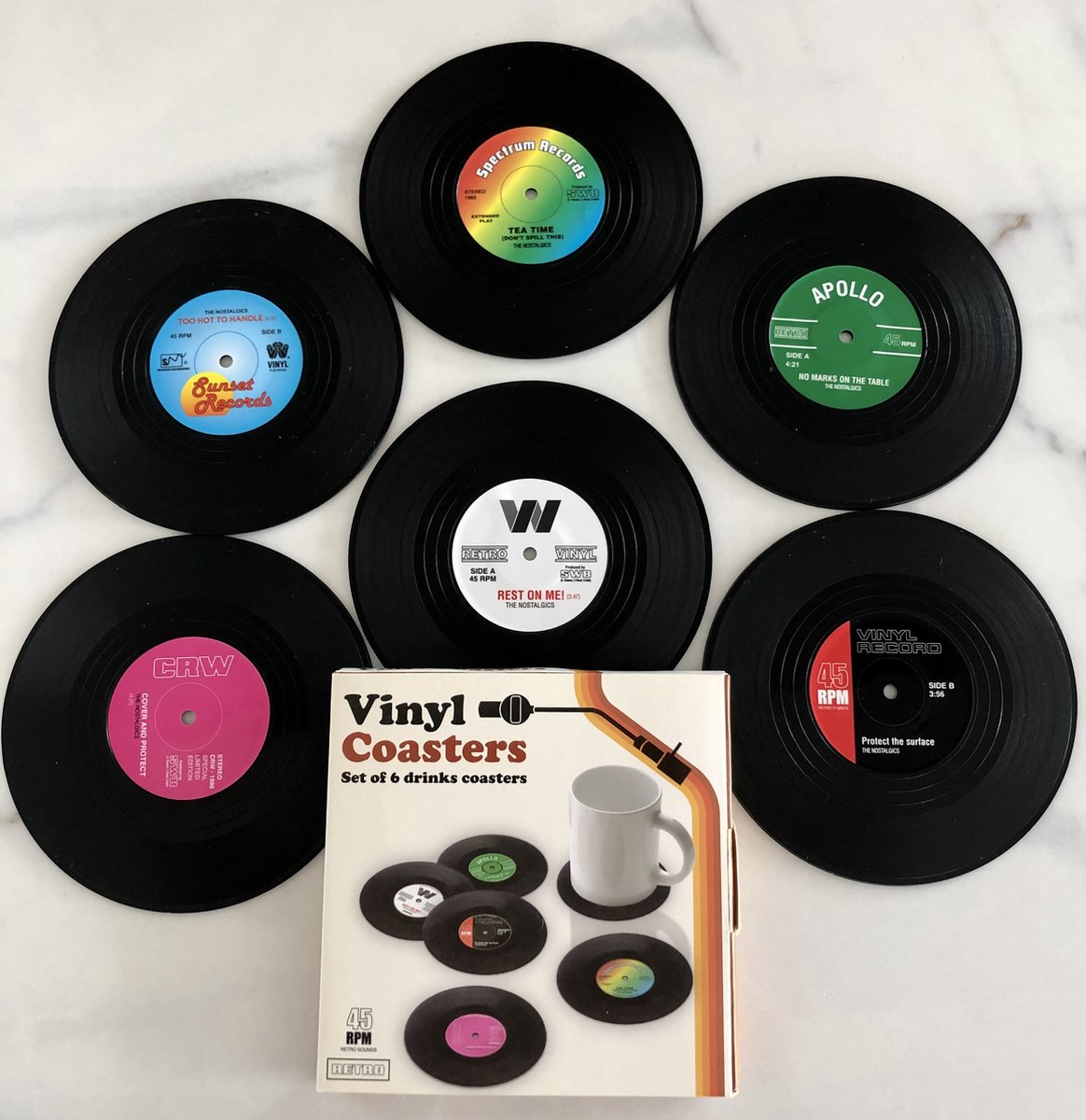 Vinyl LP Onderzetters - Groovy | bol.com