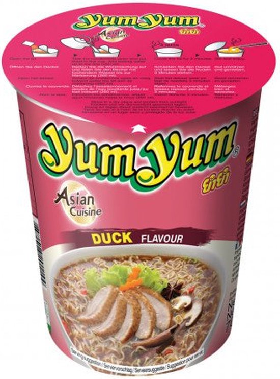 Yum Yum | Eend Noedels Soep | 12 x 70 gram | bol