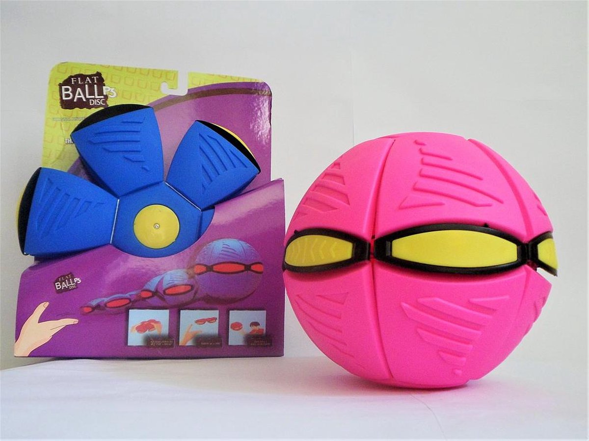 flat ball disc P3 - rood - L!V - frisbee bal - buitenspeelgoed - LEDlicht - werp en... | bol.com