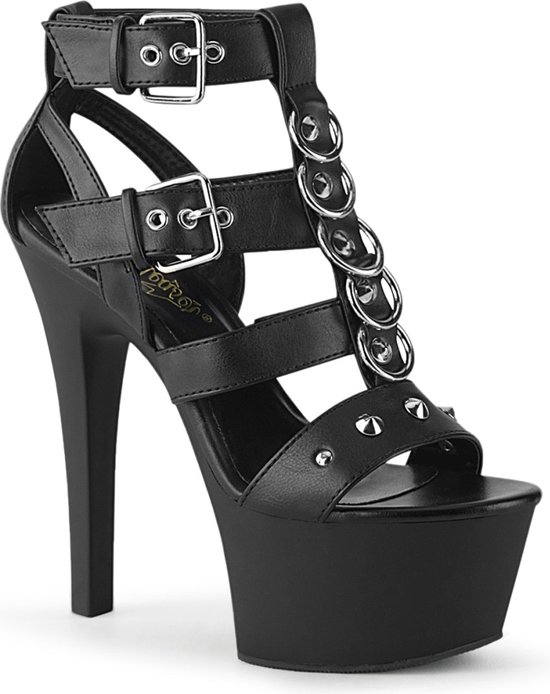 Pleaser Hoge hakken -38 Shoes- ASPIRE-658 US 8 Zwart | bol.com