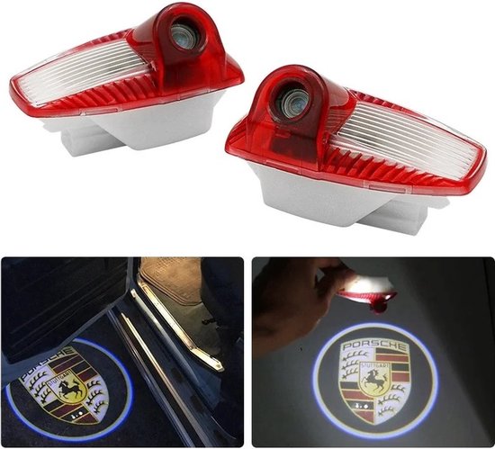 Porsche deur logo projector - Portier voertuigverlichting - Auto LED ...