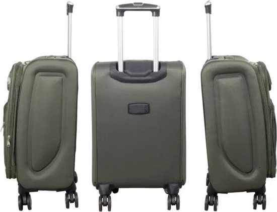 Reiskoffer - Koffer met TSA slot - Reis koffer op wielen - Stof - 60 ...