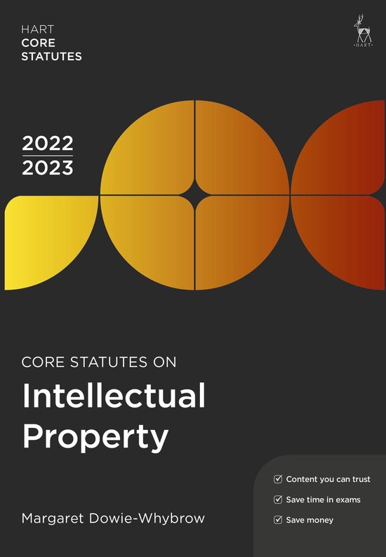 Hart Core Statutes - Core Statutes on Intellectual Property 2022-23 ...