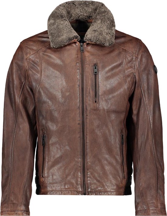 Donders Jas Leather Jacket 52196 3 Umbria Mannen Maat - 50 | bol.com